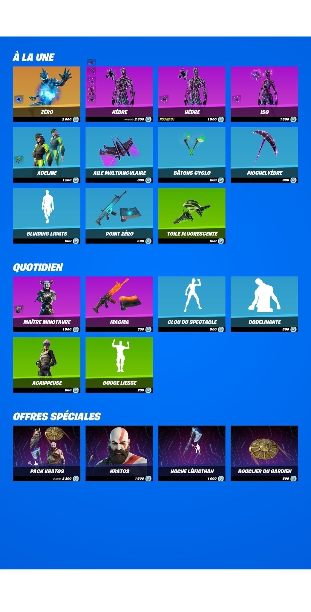 Fortnite : les skins Iso et Hèdre dans la boutique du 7 janvier 2021 ...