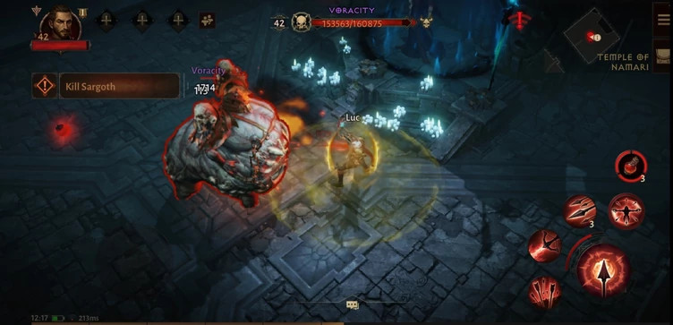 Temple de Namari Diablo Immortal : Donjon Sargoth, set - Millenium