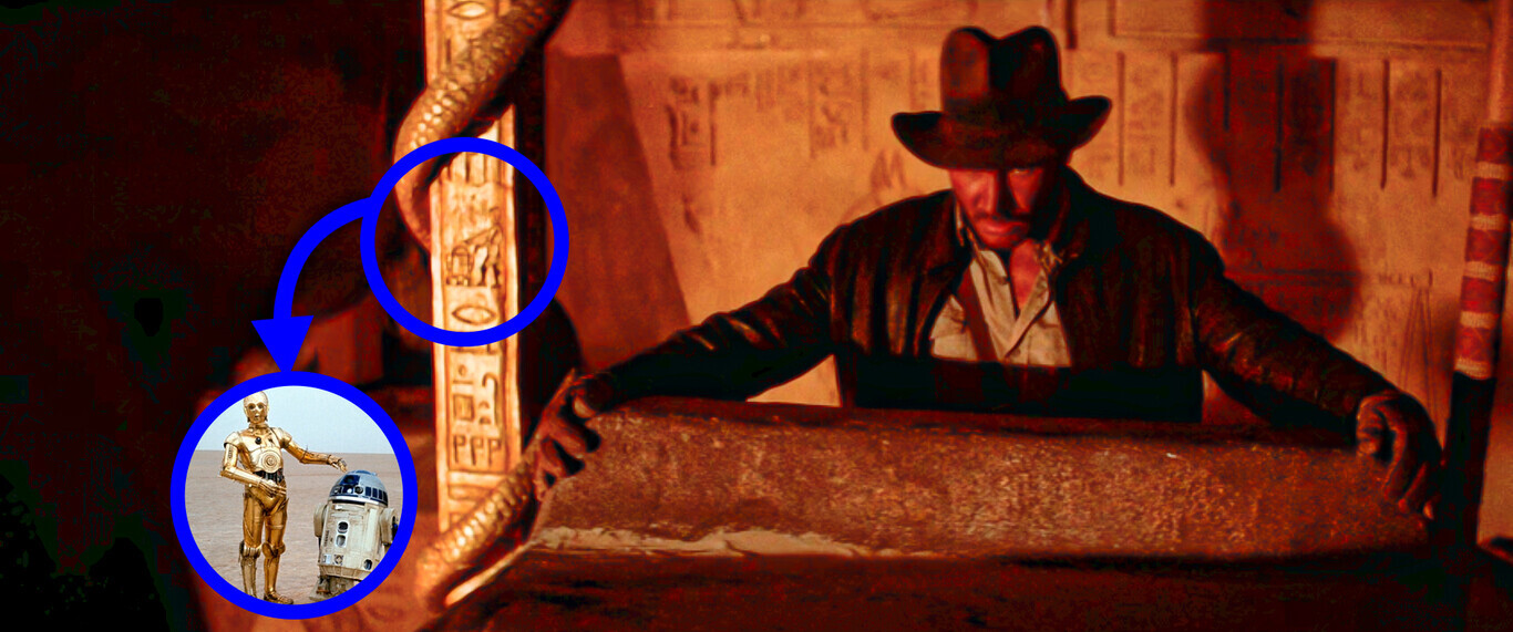 Faites pause à 66 minutes et 13 secondes de ce film Indiana Jones pour ...