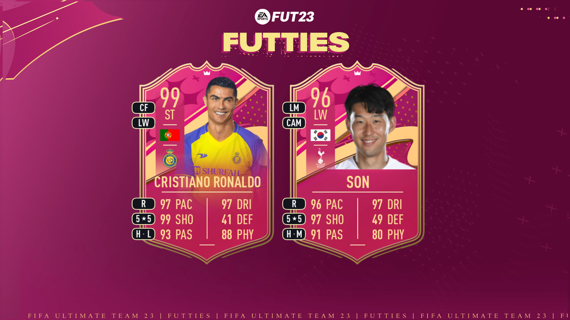 FIFA 23 / FUT 23 : Ne loupez pas la promotion FUTTIES avec Cristiano Ronaldo, Di María et d ...