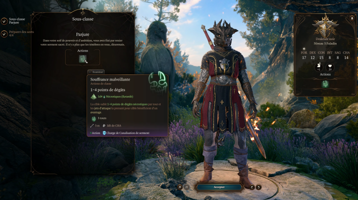 Paladin Parjure Baldur's Gate 3 : Comment débloquer la sous-classe ...