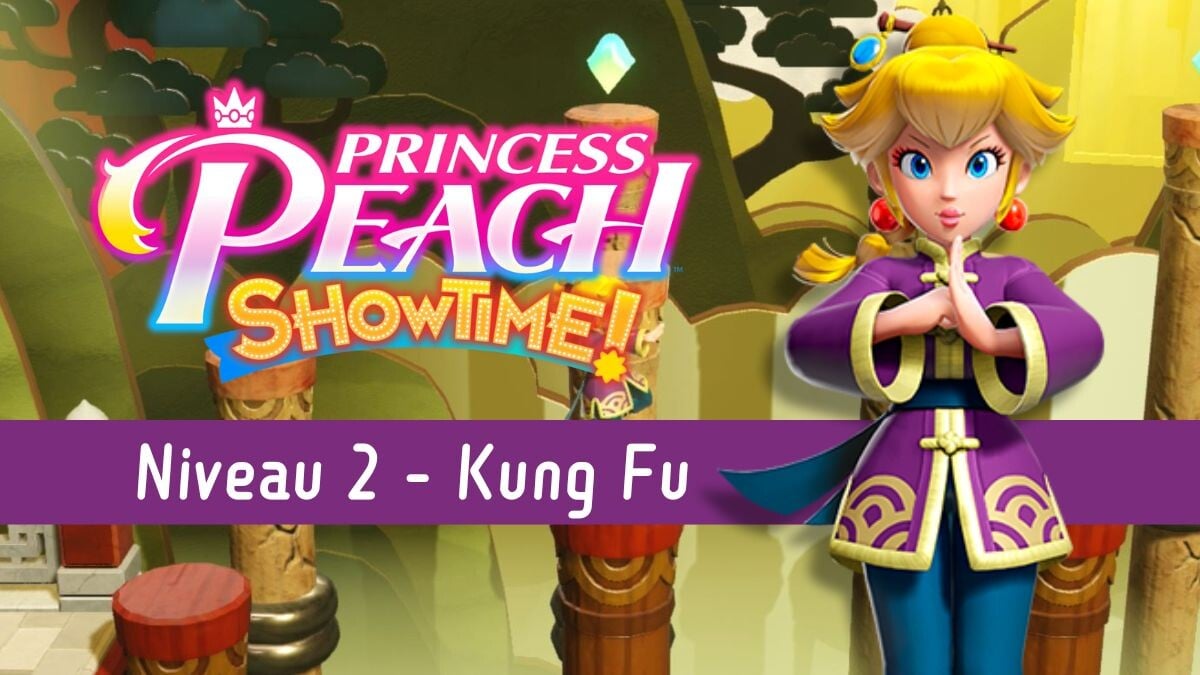 Kung Fu Niveau 2 Princess Peach Showtime : Ruban, fragments d'étincelle ...
