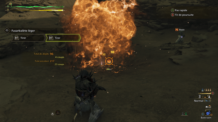 Fusarbalète léger Monster Hunter Wilds : La liste des commandes et des ...