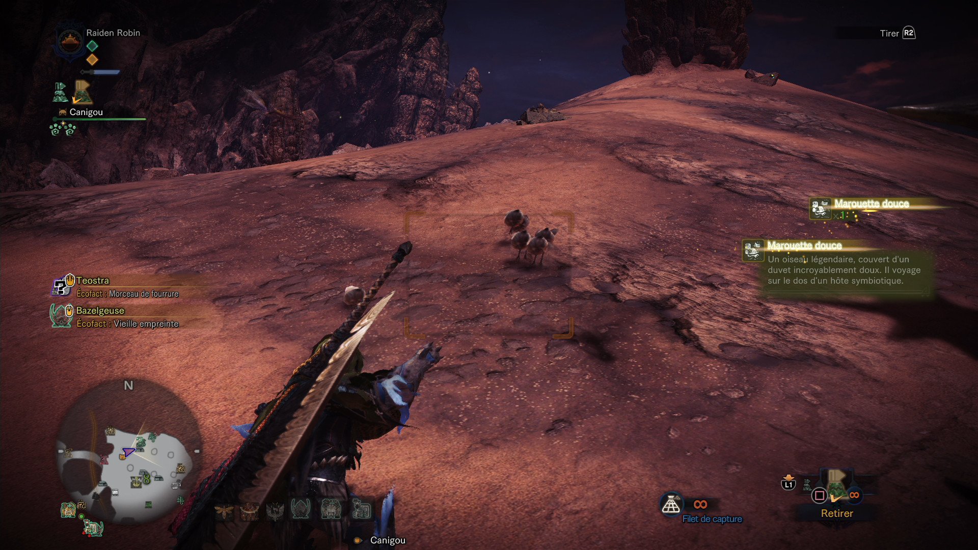 Monster Hunter World : Capture Oiseau imaginaire, Insectes, animaux ...