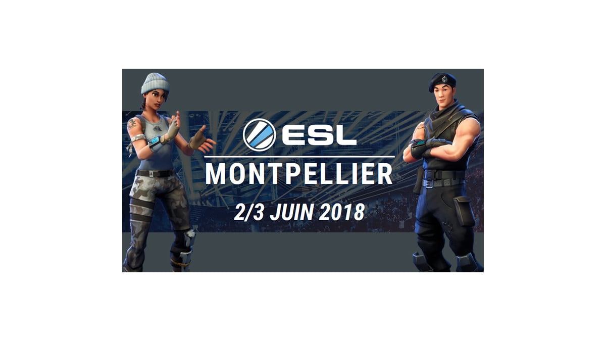 Fortnite : un tournoi à l'ESL Montpellier - Millenium