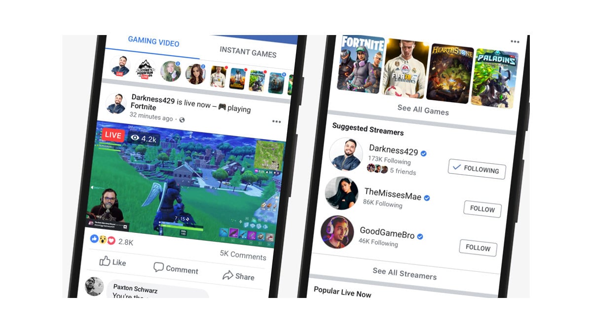 Facebook lance sa plateforme de streaming - Millenium