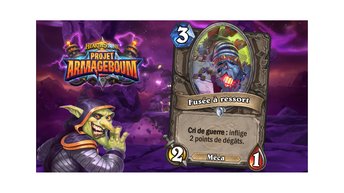 Hearthstone Projet Armageboum : Fusée à ressort (Spring Rocket) - Millenium