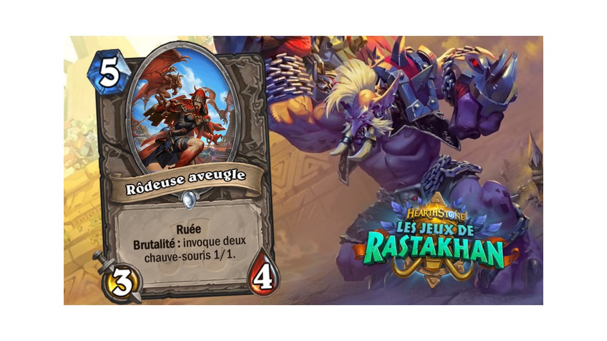Hearthstone Jeux de Rastakhan : Rôdeuse aveugle (Sightless Ranger ...