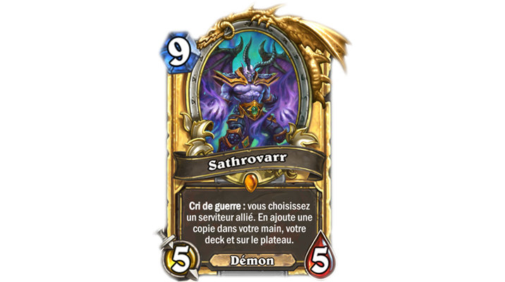 Hearthstone : Sathrovarr nouvelle carte neutre légendaire du billet ...