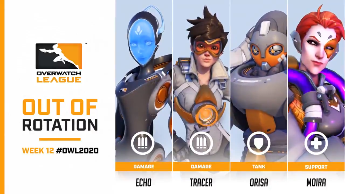 Overwatch - Overwatch League : Rotation du Héros Pool, semaine 12 OWL ...