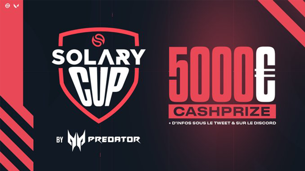 Valorant : tournoi Solary Cup par Predator - Millenium