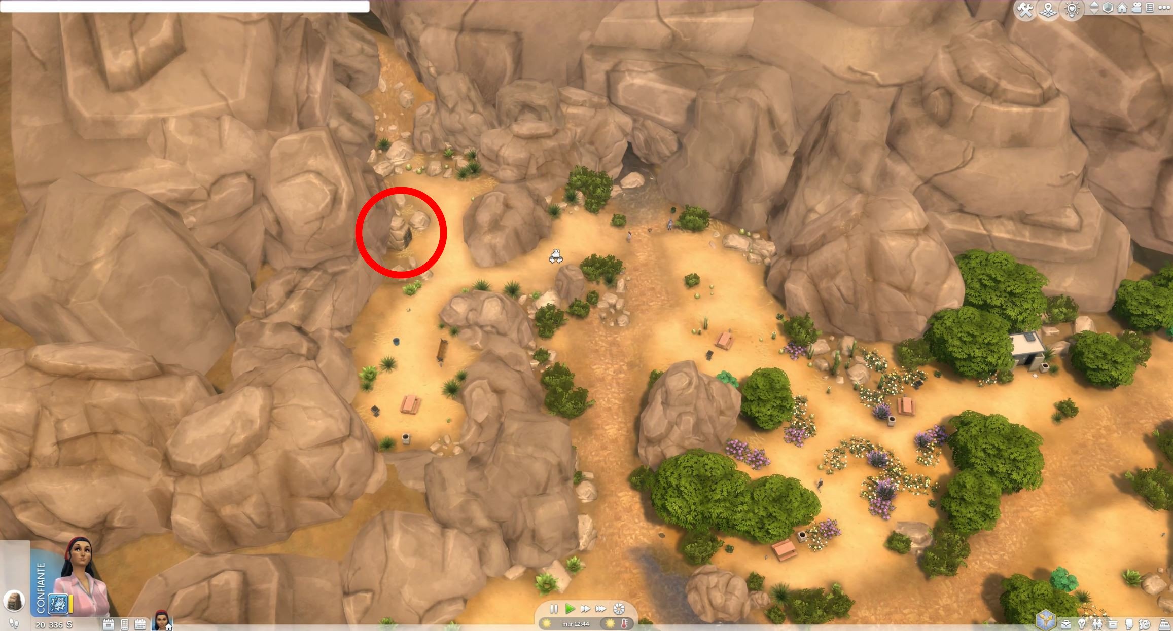 Grotte oubliée Sims 4 : où trouver le terrain secret d'Oasis Springs ...