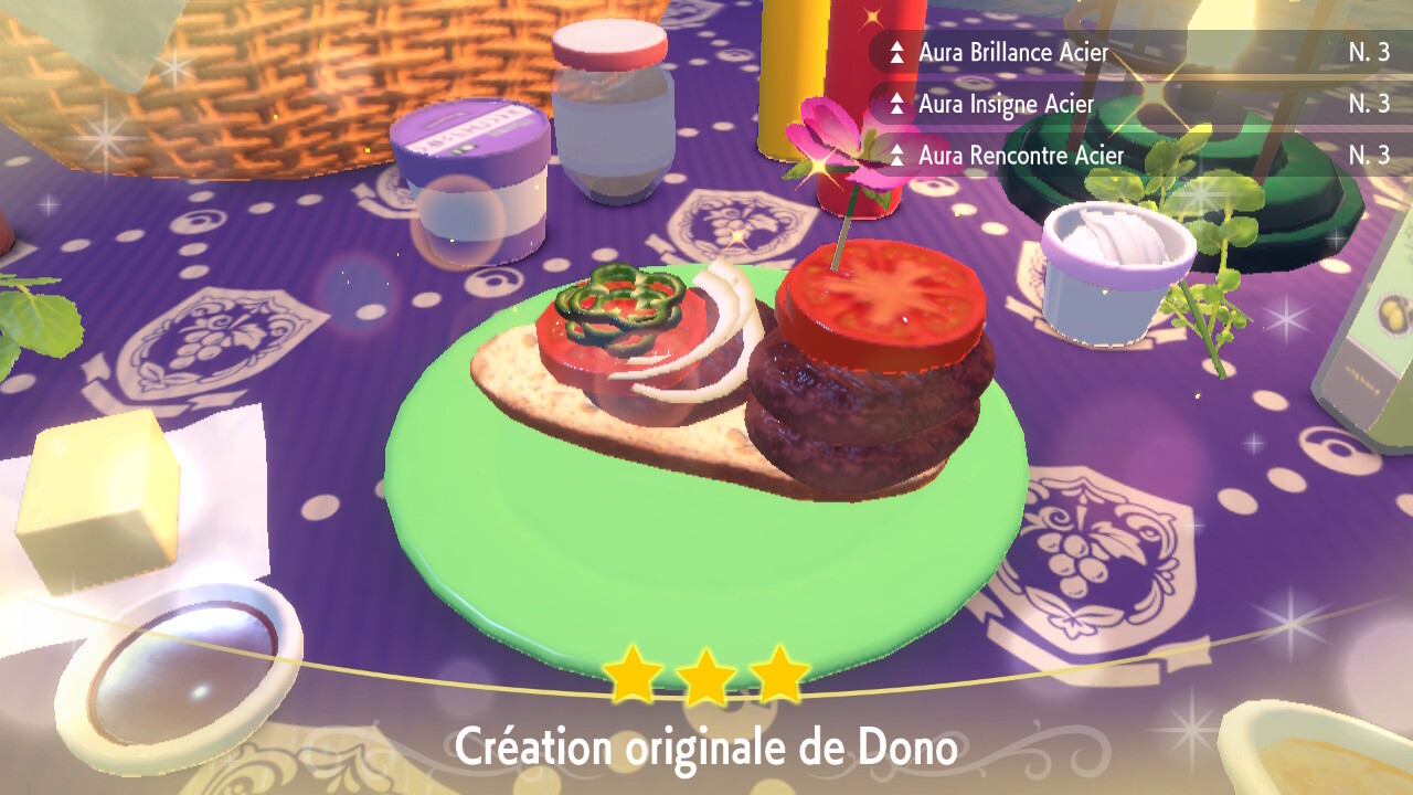 Sandwich Shiny Pokémon Écarlate et Violet : Liste des recettes pour ...