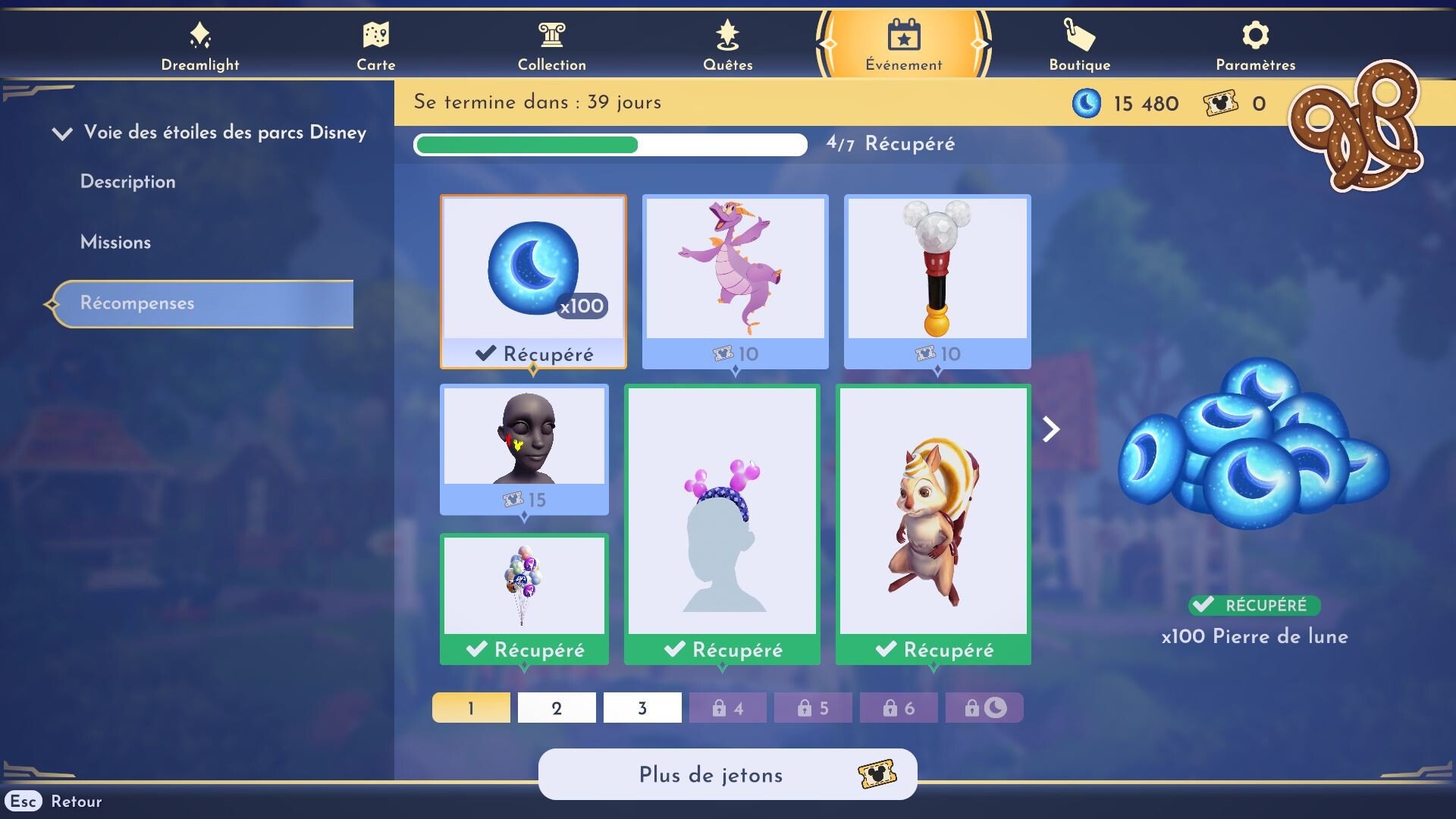 Voie des Étoiles des Parcs Disney Dreamlight Valley : Toutes les ...