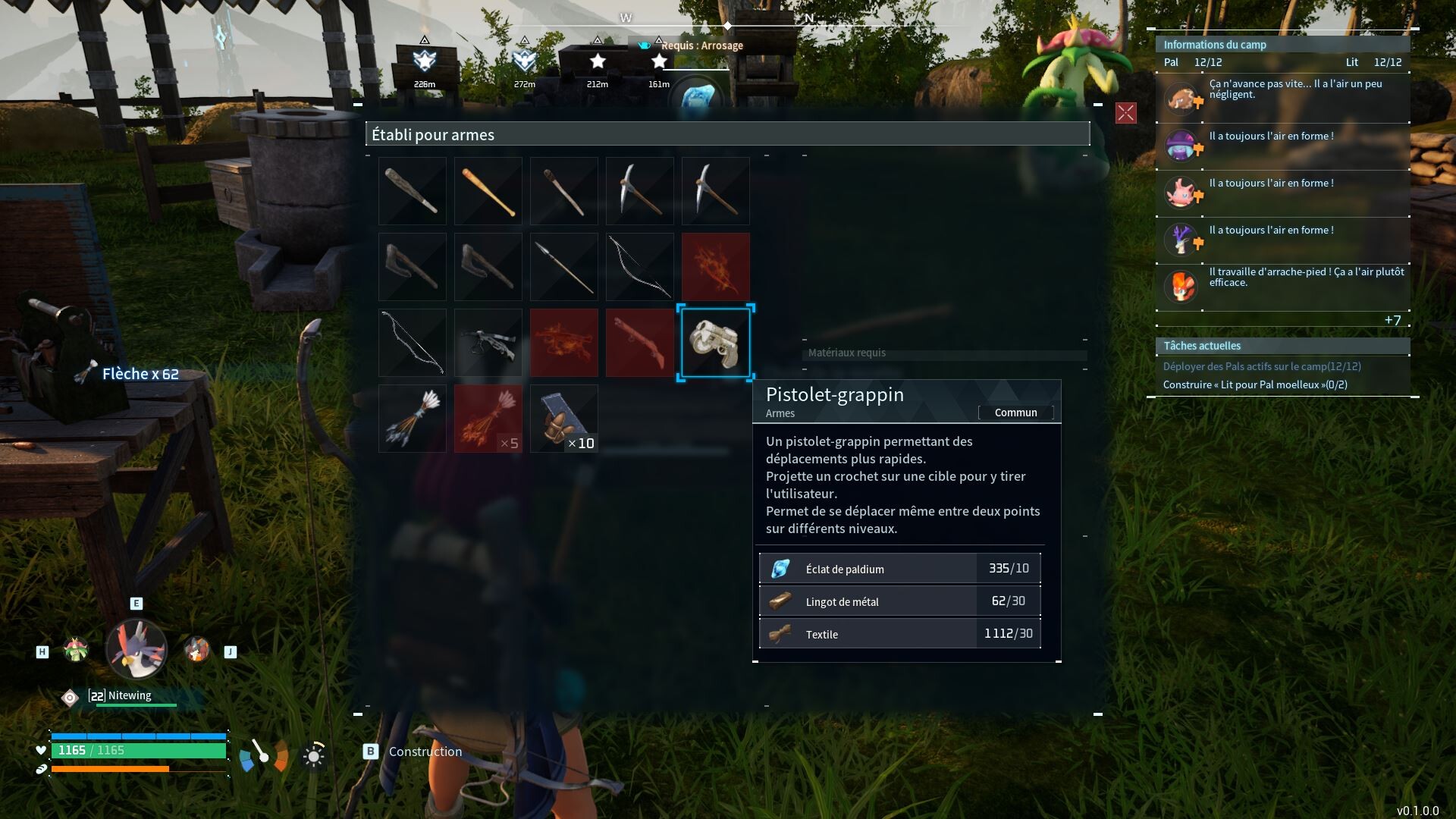 Grappin Palworld : Comment débloquer cette technologie antique pour vous déplacer plus ...