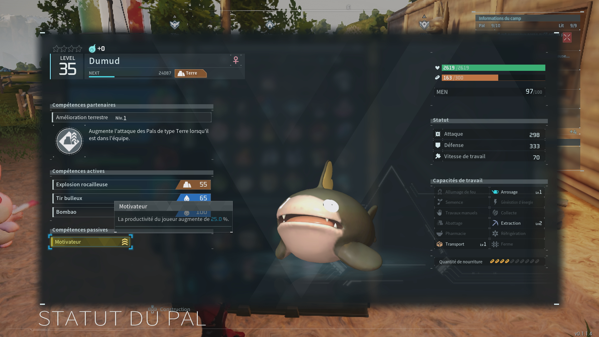 Traits Palworld : 15 passifs à prioriser et 10 autres à éviter ...