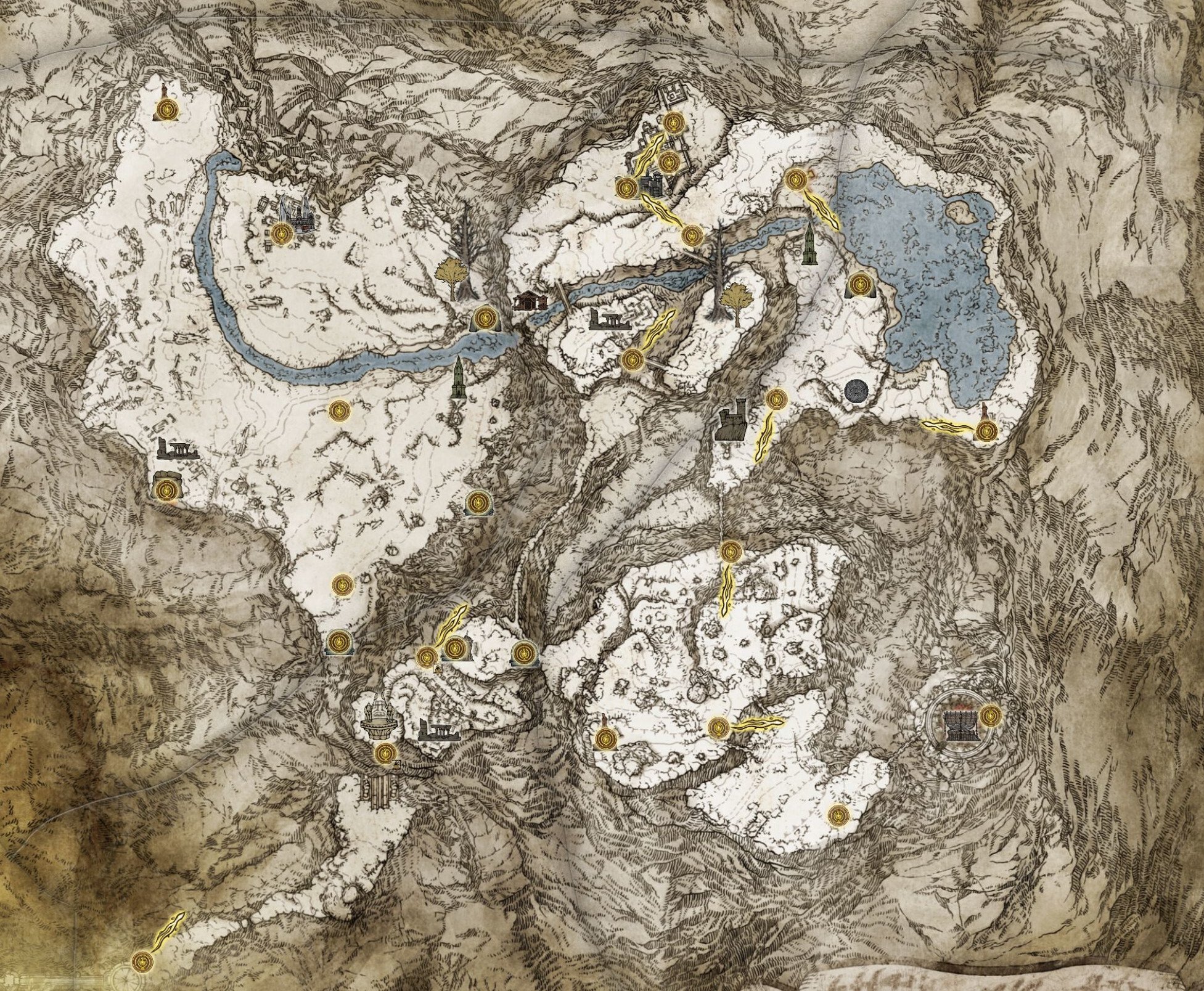 Cimes des géants Elden Ring : Walkthrough, carte tout ce qu'il faut ...