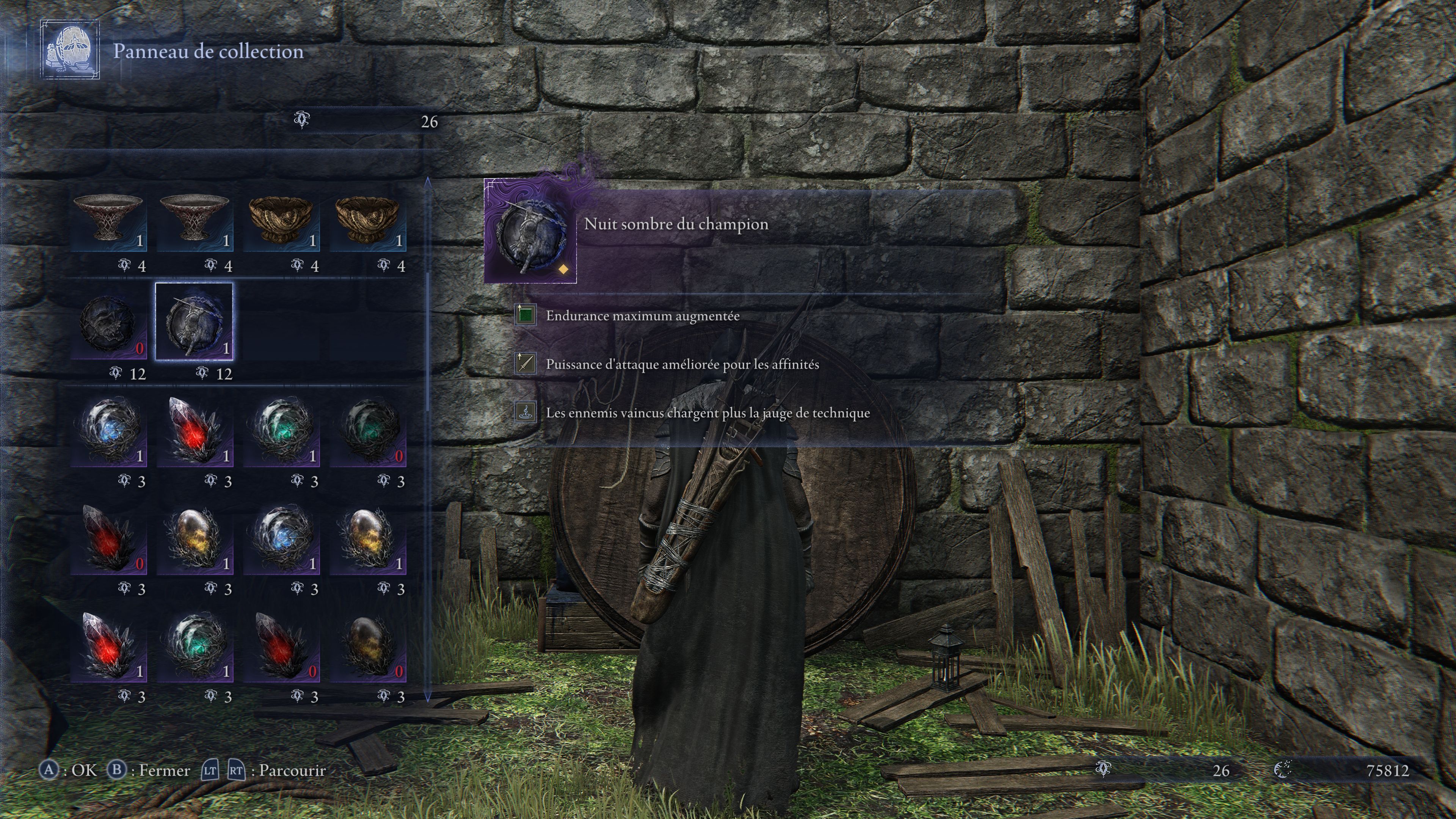 Chevalier de l'errance obscure Fulghor Souverain des ténèbres Elden ...