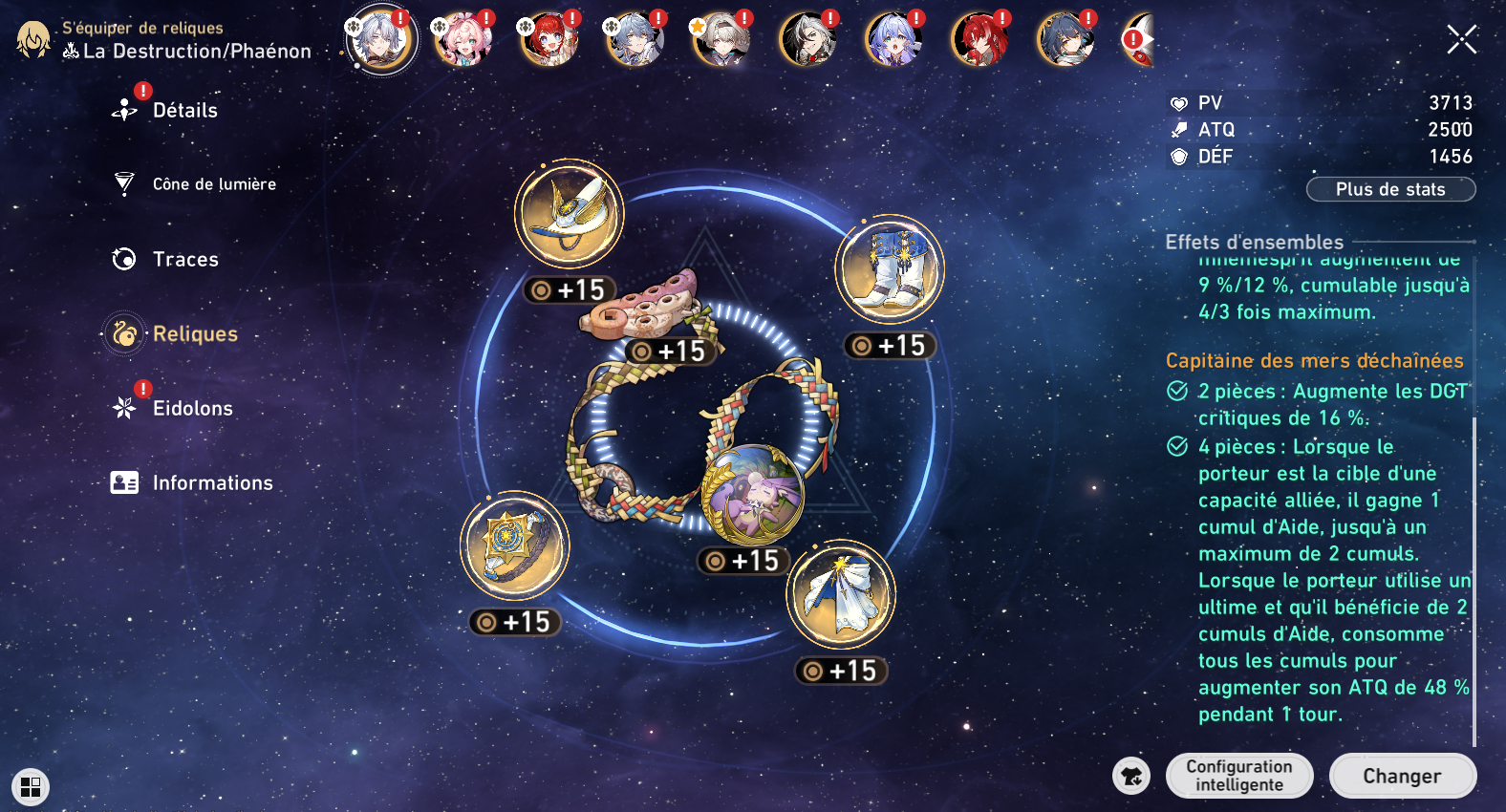 Phainon Build Honkai Star Rail : team, cône, compétences, reliques ...