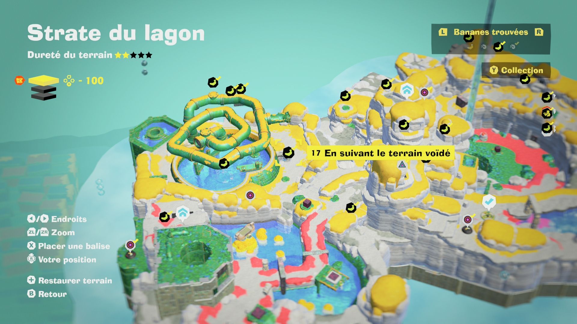 Donkey Kong Bananza : Toutes les bananes de la Strate du Lagon - Millenium