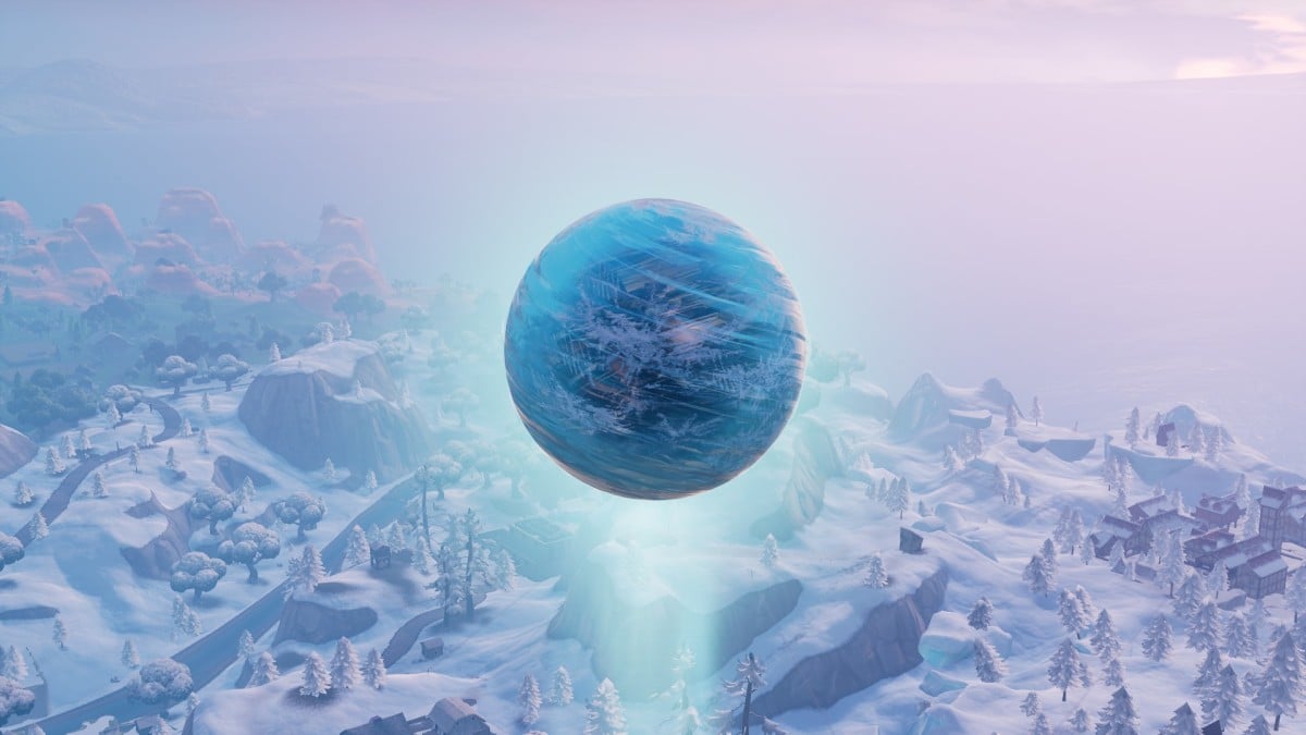 Fortnite : sphère de glace à Polar Peak - Millenium