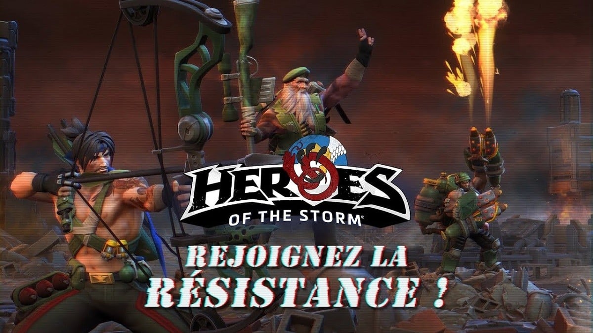 HotS Vidéo - Skins et monture Résistance : Hanzo, Kramer, Deckard - Millenium