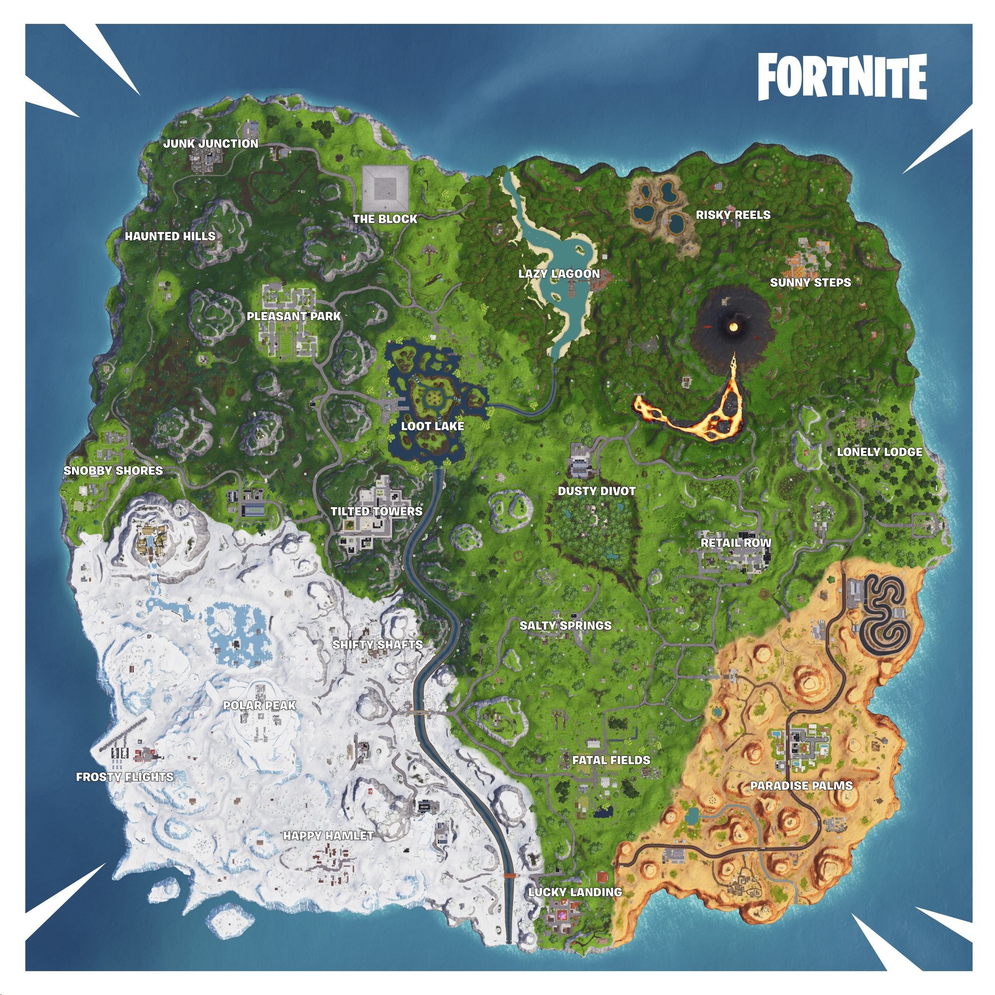 Fortnite : Sunny Steps, nouvelle zone, saison 8 - Millenium