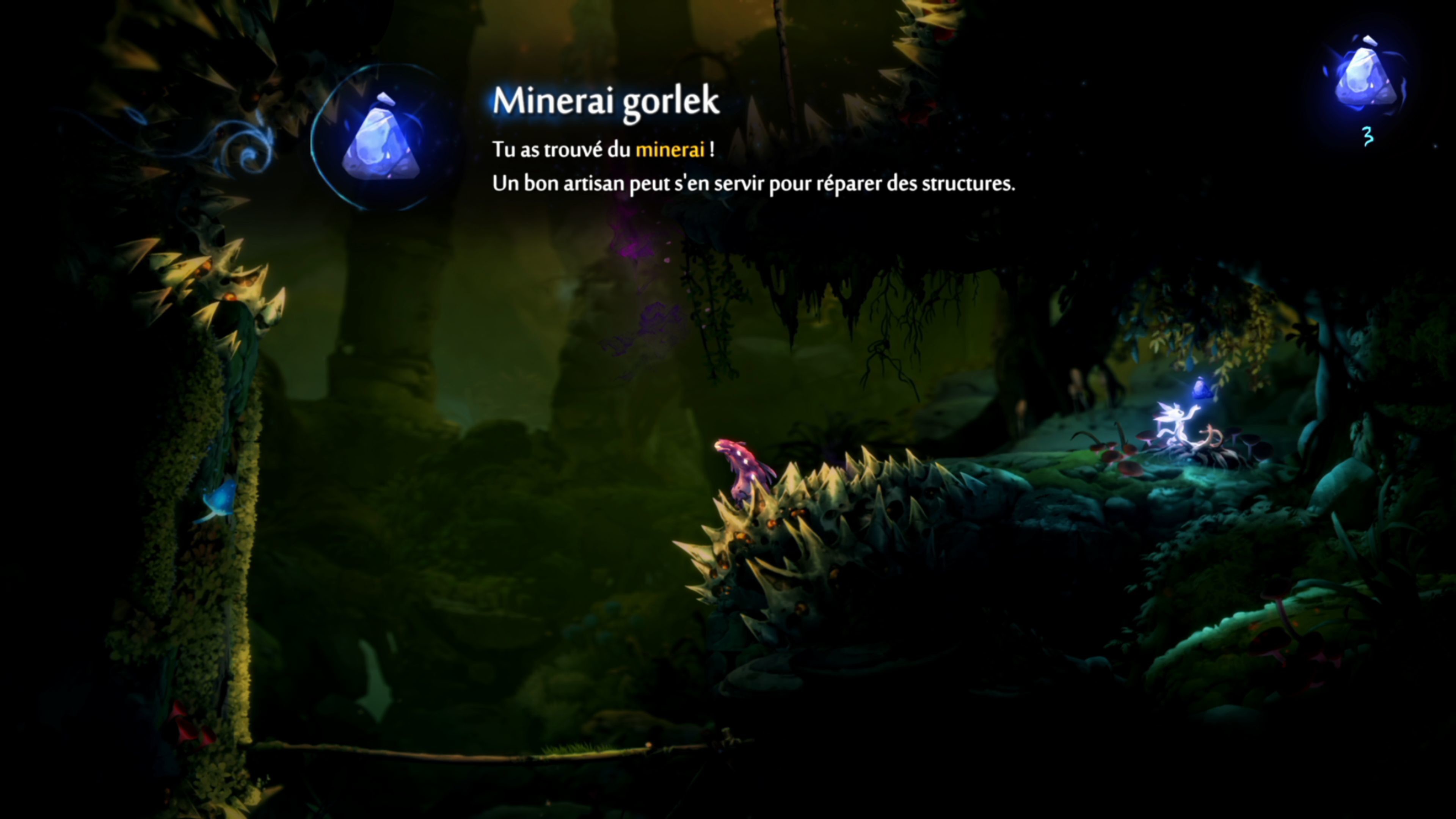 Ori and the Will of the Wisps : les minerais gorlek, localisation ...