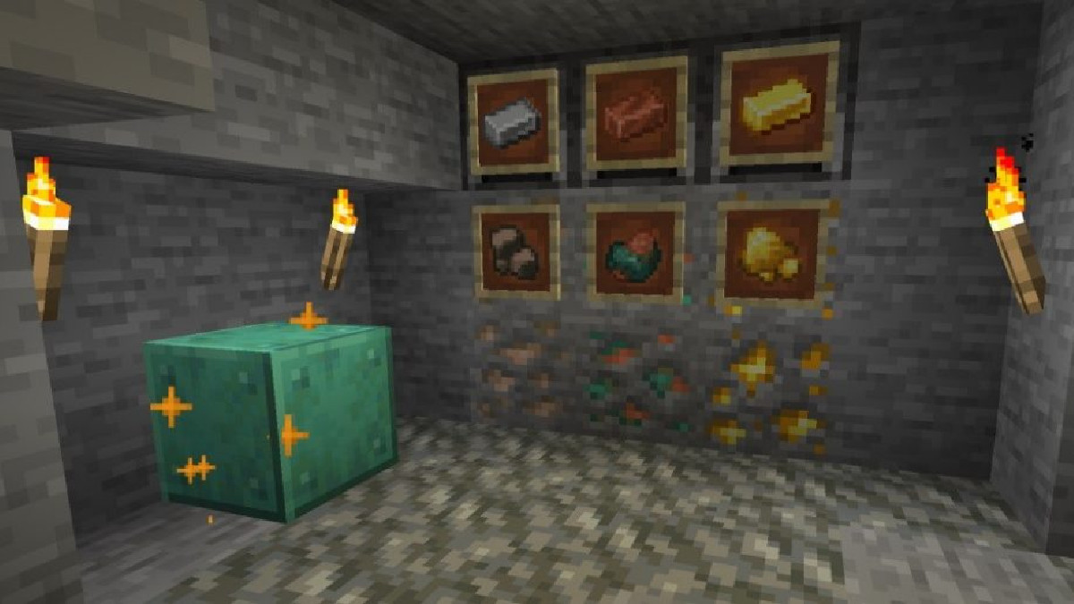 La snapshot 21w14a de Minecraft introduit les minerais bruts ! - Millenium