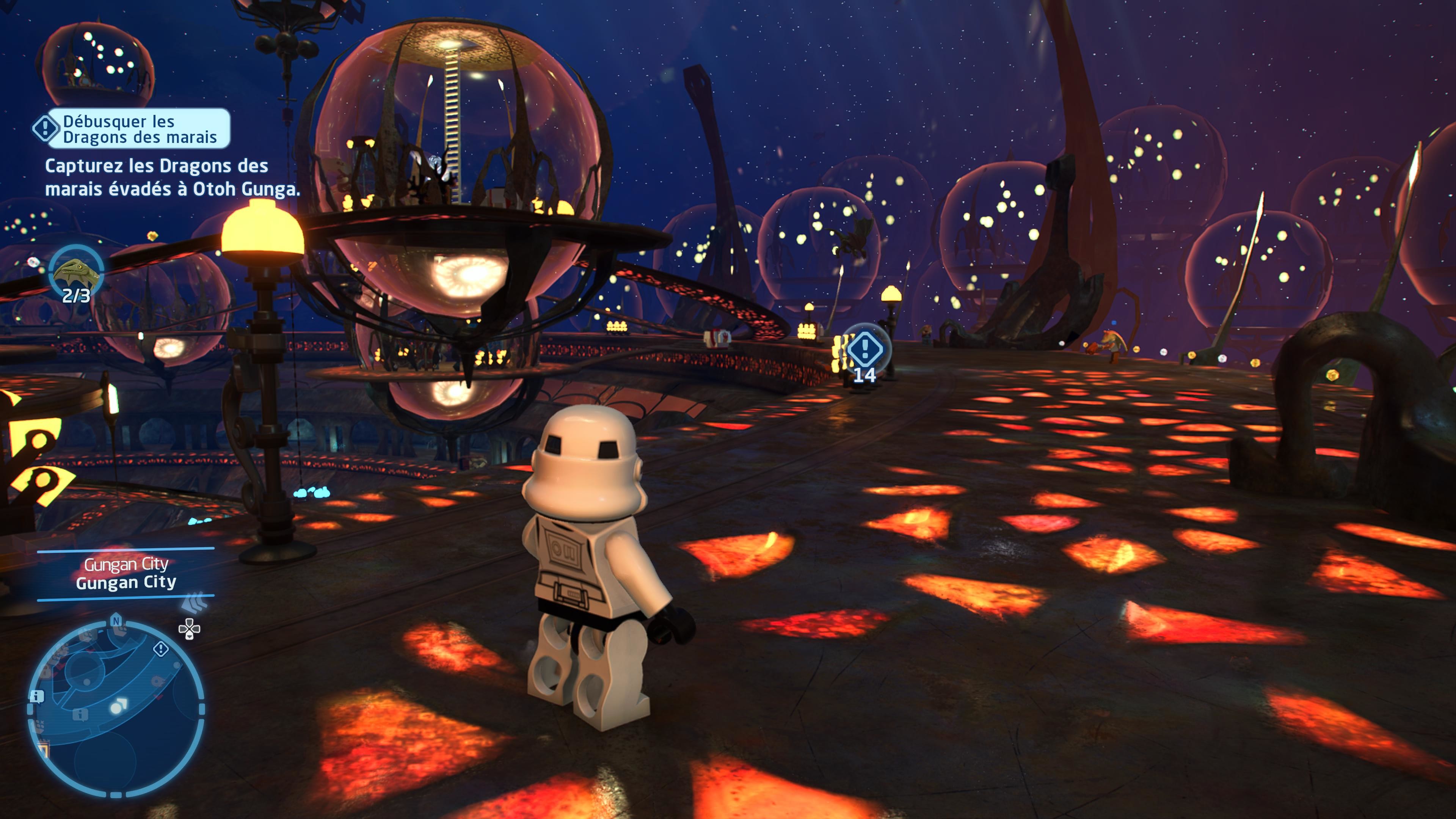 Gungan LEGO Star Wars La Saga Skywalker : Spatule, Dragon des marais ...