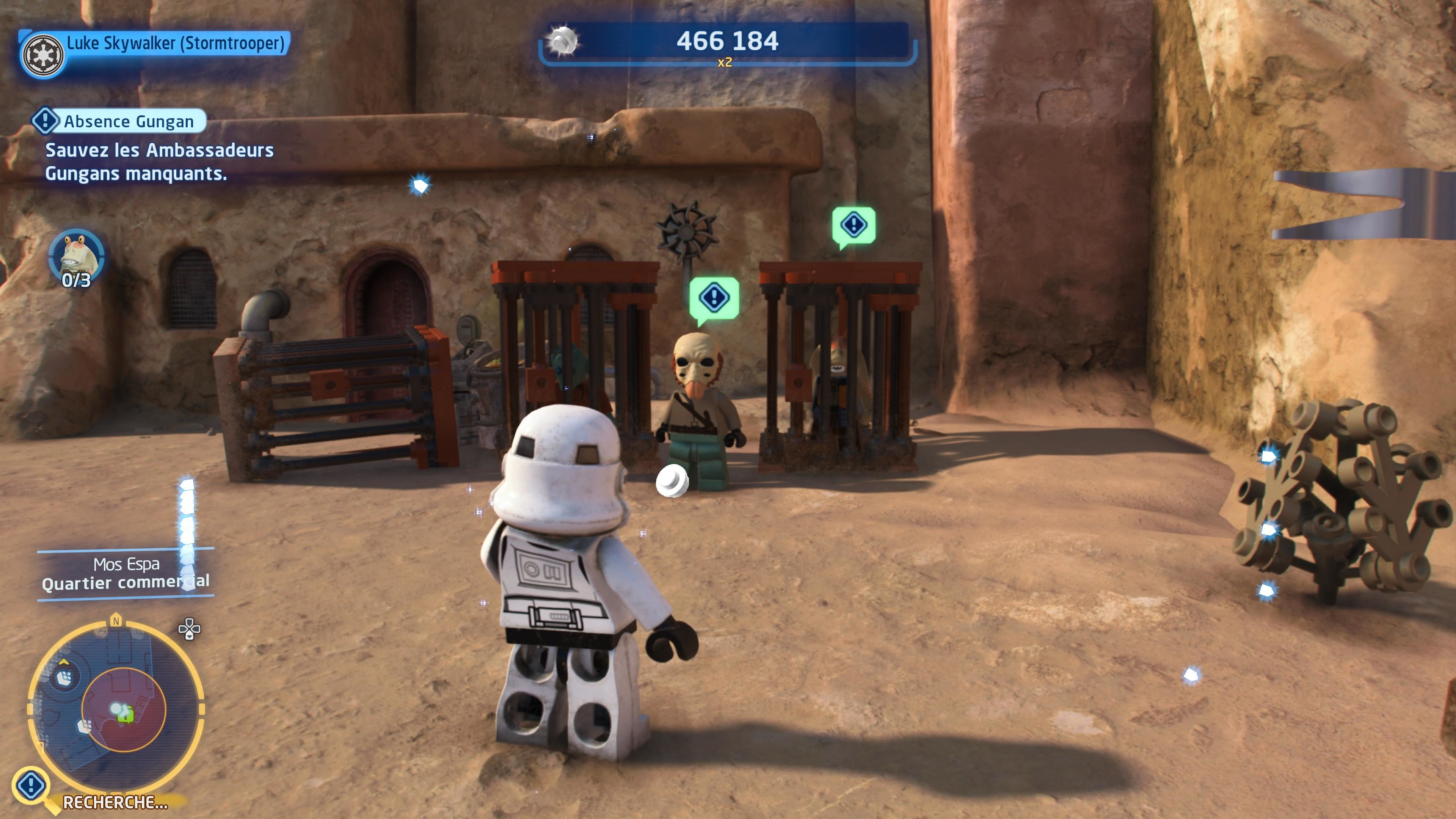 Gungan LEGO Star Wars La Saga Skywalker : Spatule, Dragon des marais ...