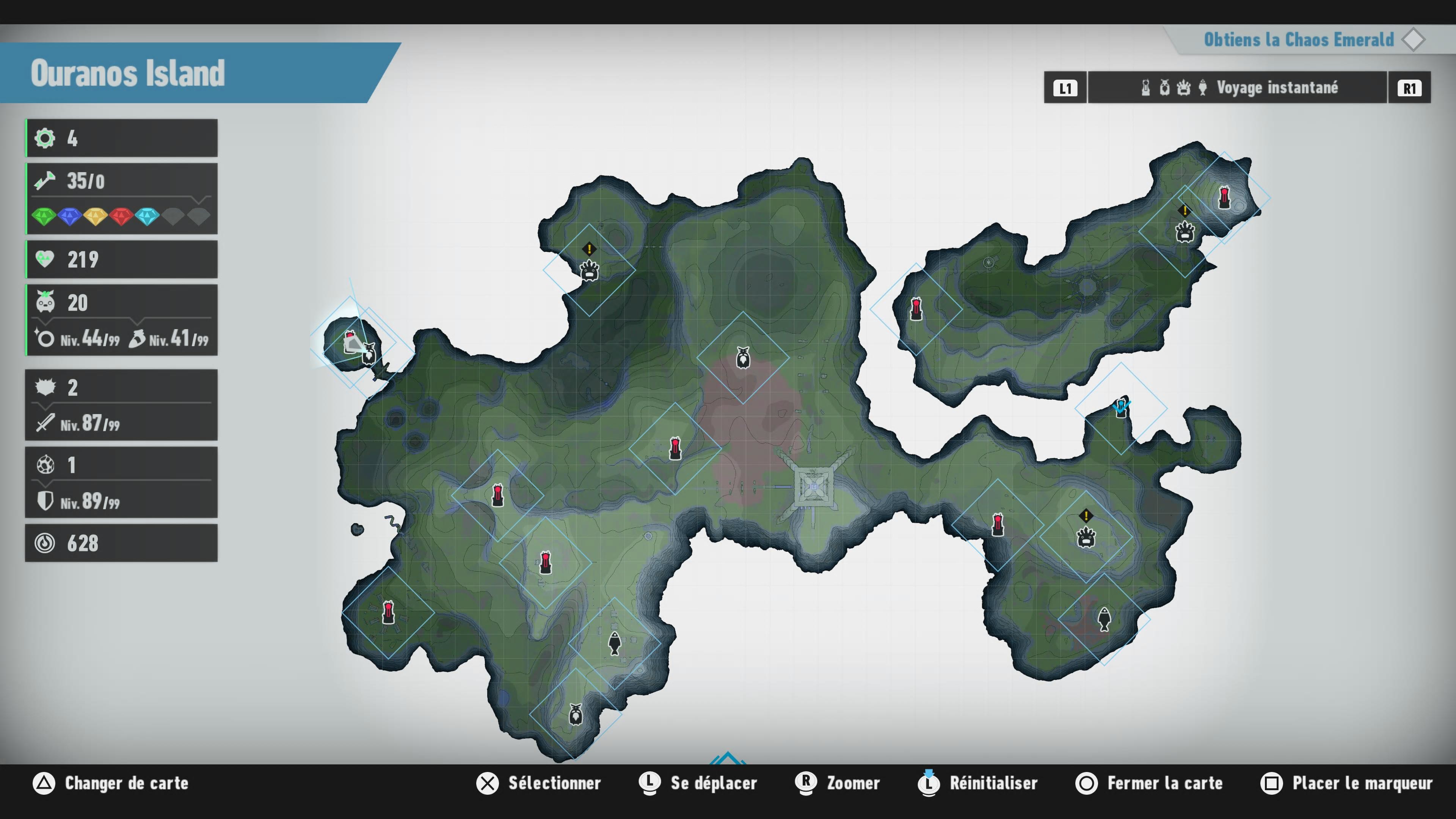 Ouranos Island Sonic Frontiers : Carte, énigme, jetons souvenir Sage et Boss final - Millenium