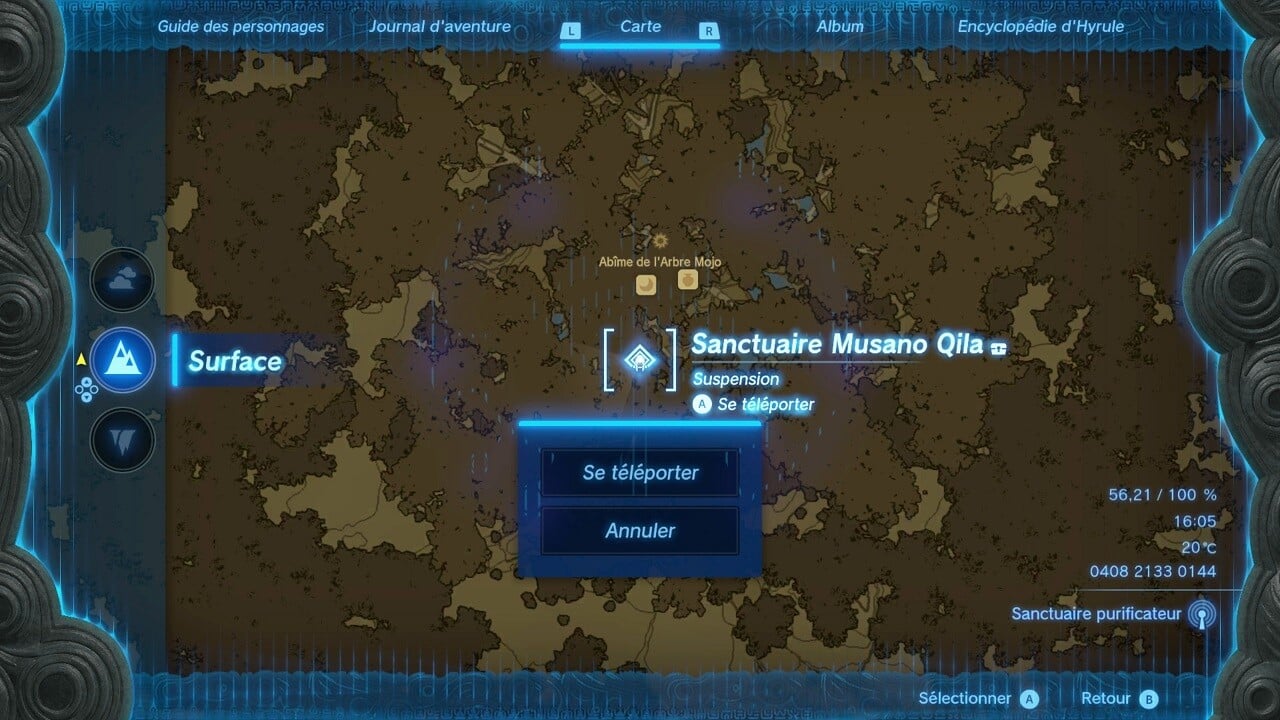 Sanctuaire Musano Qila Zelda Tears of the Kingdom, Forêt Korogu : Où le ...