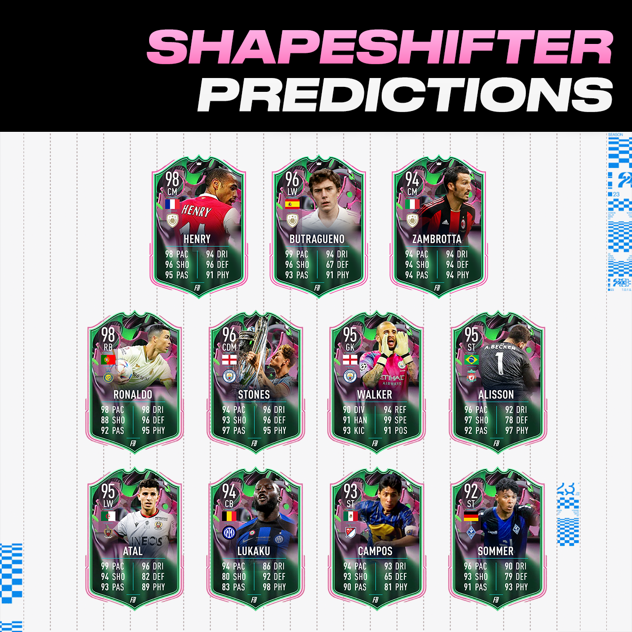 FIFA 23 : Les leaks de cartes pour la promo Shapeshifters sont là, avec ...
