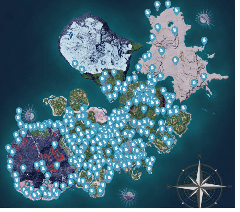 Statue de Lifmunk Palworld : Emplacement de toutes les statues sur la ...