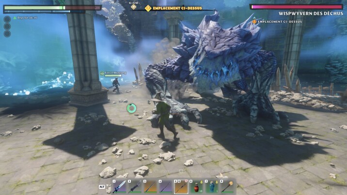 Wispwyvern des déchus Enshrouded : Où trouver le boss wyverne et ...