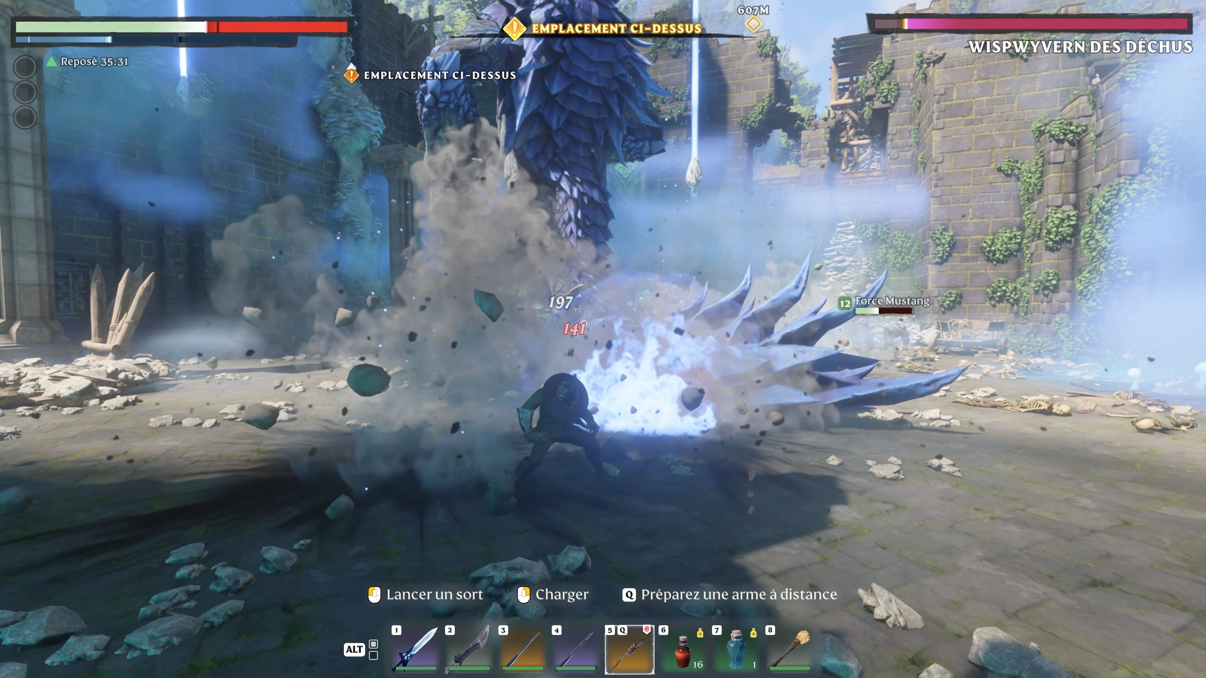 Wispwyvern des déchus Enshrouded : Où trouver le boss wyverne et ...
