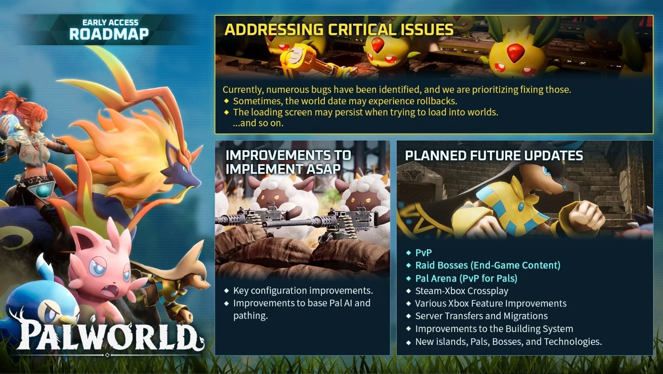 Mise à jour Palworld : Vous pouvez maintenant respec sans aucun risque ...