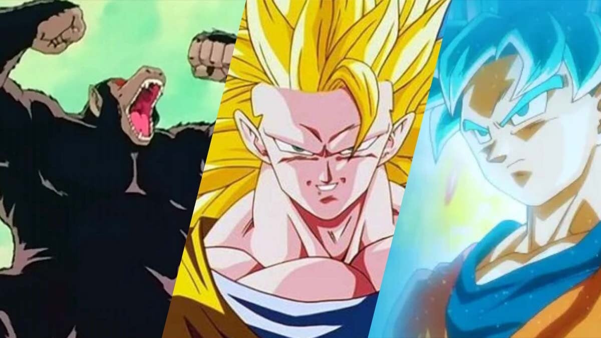 Voici les 14 transformations les plus impressionnantes de Son Goku dans ...