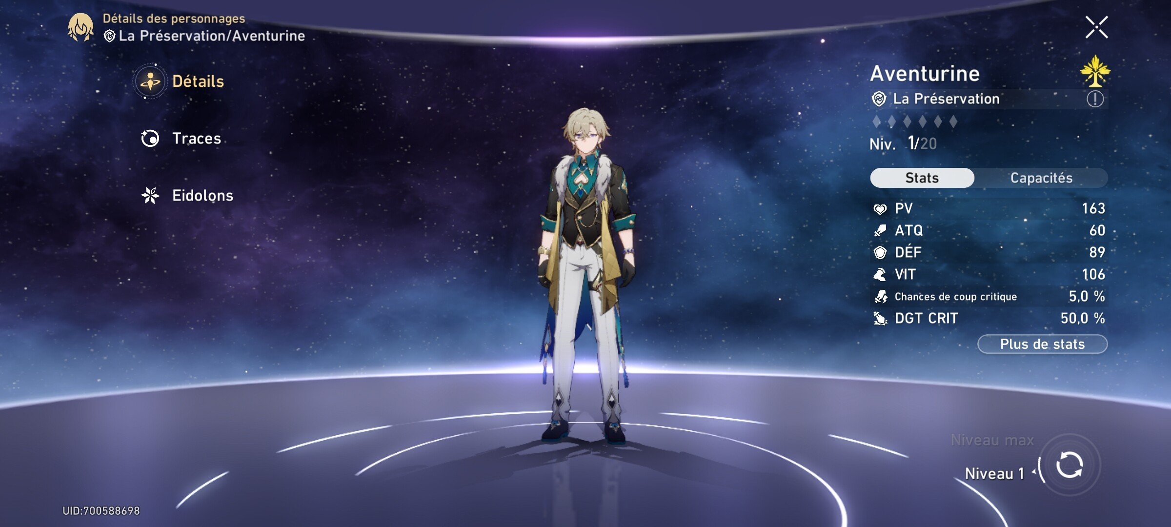 Aventurine build Honkai Star Rail : team, cône, compétences, reliques ...