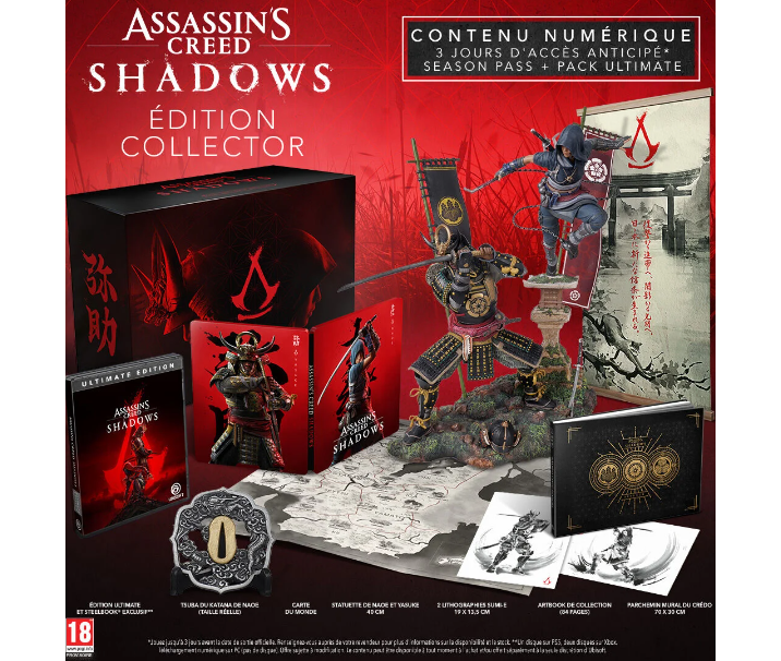 Vous pouvez déjà précommander la collector de Assassin’s Creed Shadows ...