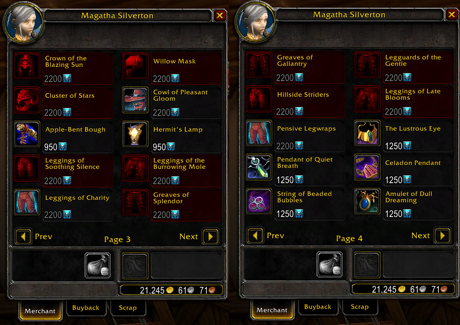 Points de justice WoW : Où obtenir cette monnaie et comment la dépenser dans Cataclysm Classic ...