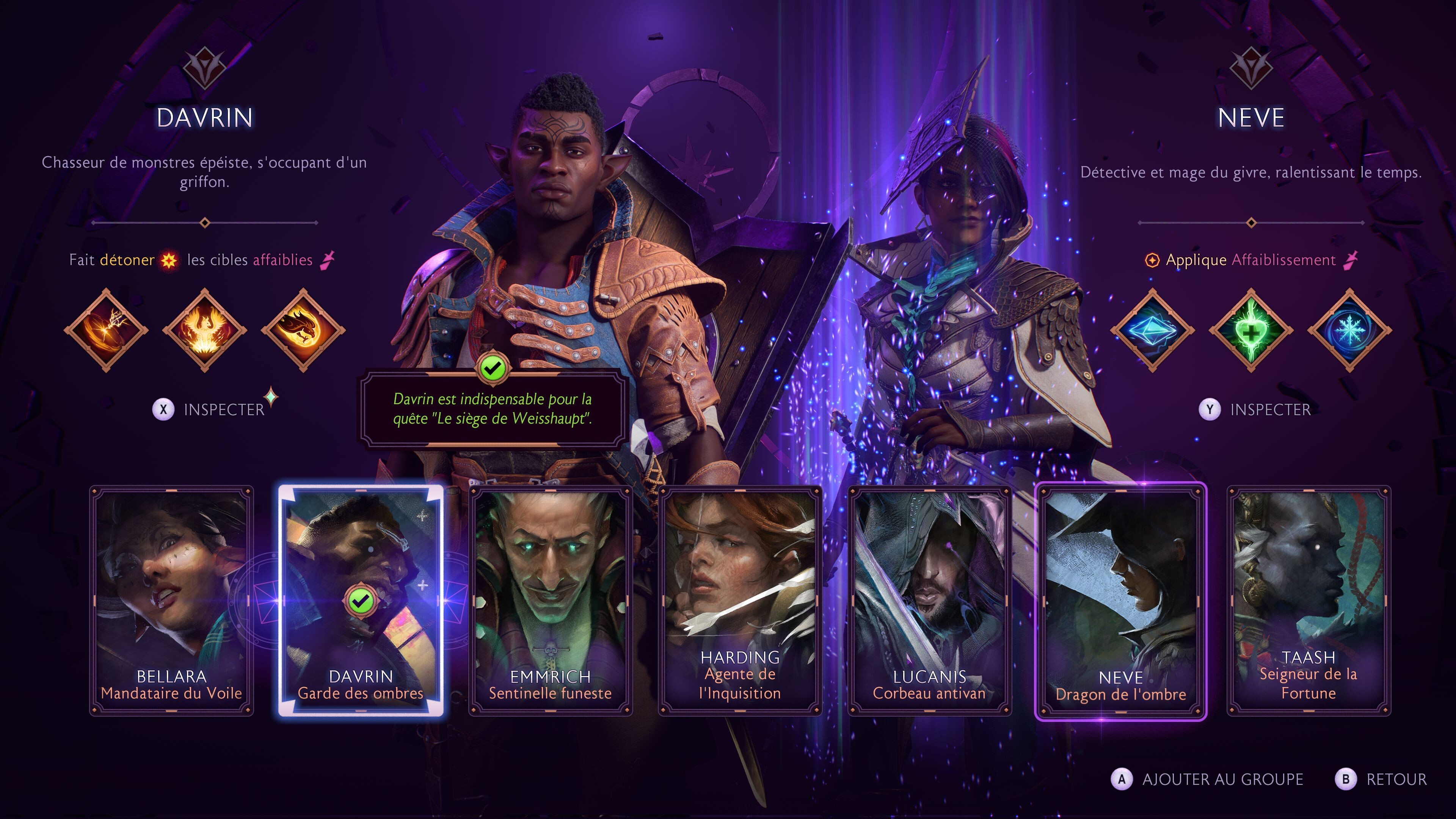 Meilleurs compagnons Dragon Age Veilguard : Lesquels utiliser ? - Millenium