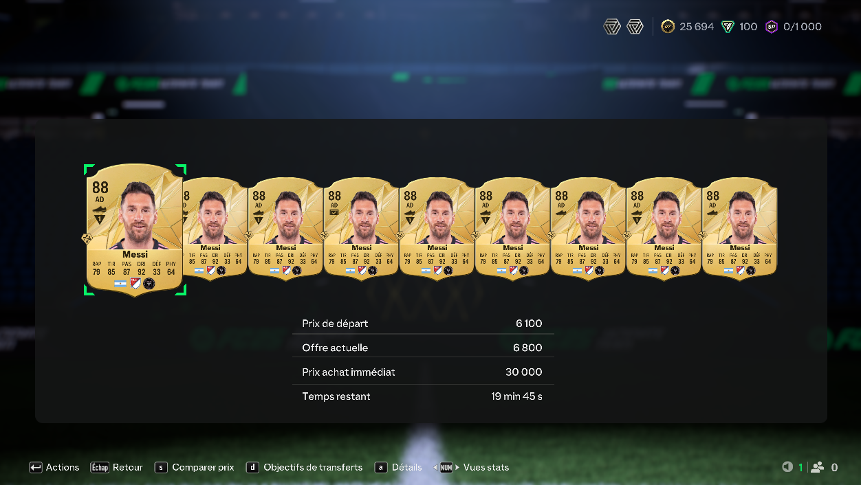 EA Sports FC 25 : 6 cartes fortes à acheter pour moins de 20 000 ...