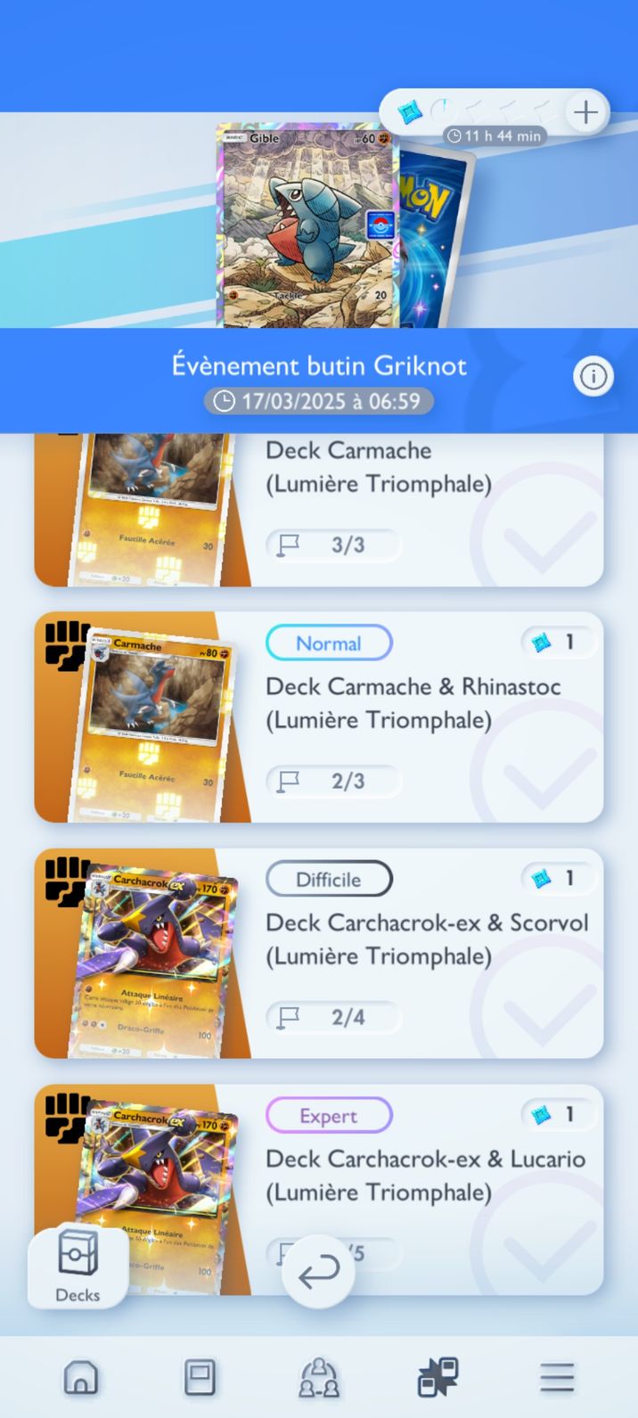 Butin Griknot Pokémon TCG Pocket : Meilleurs decks, récompenses... Tout ...