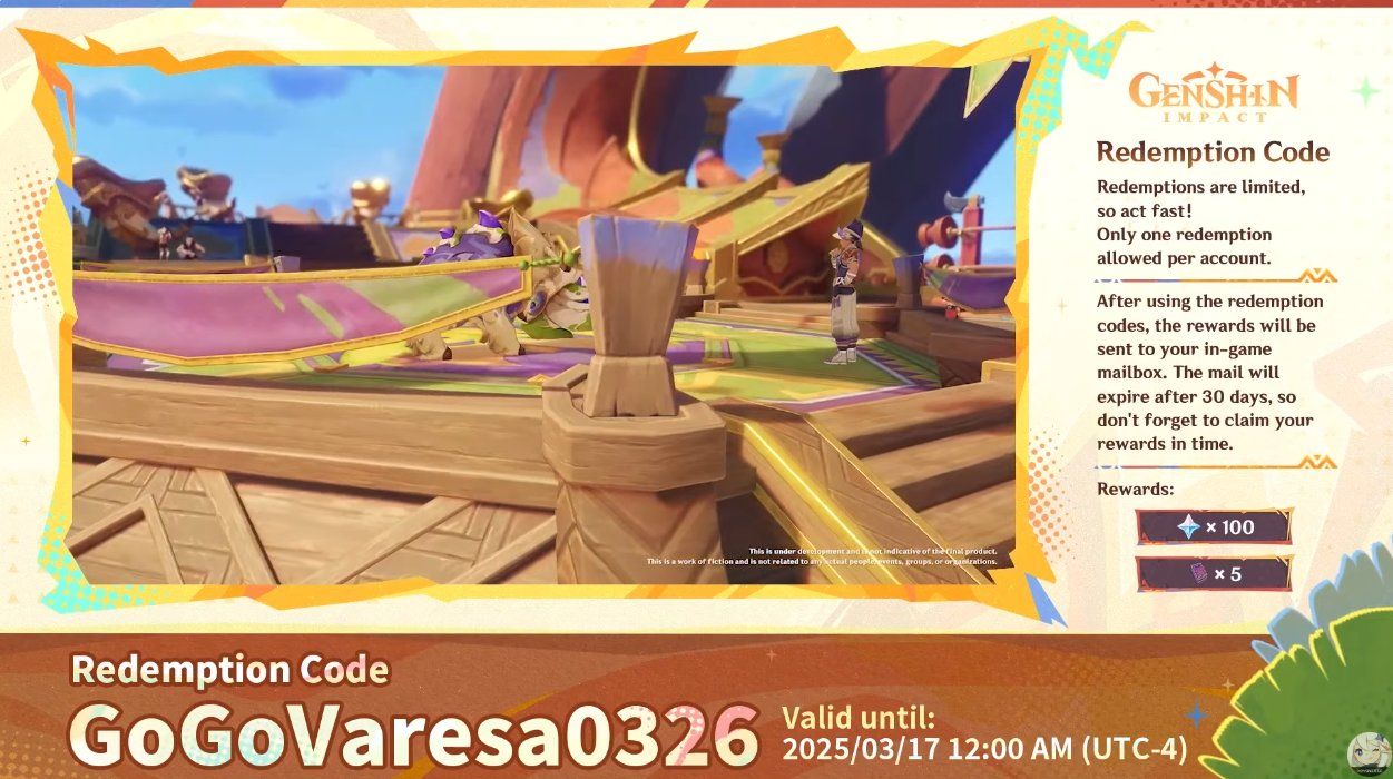 Codes live 5.5 Genshin Impact : Récupérez des primo-gemmes pour invoquer Varesa - Millenium