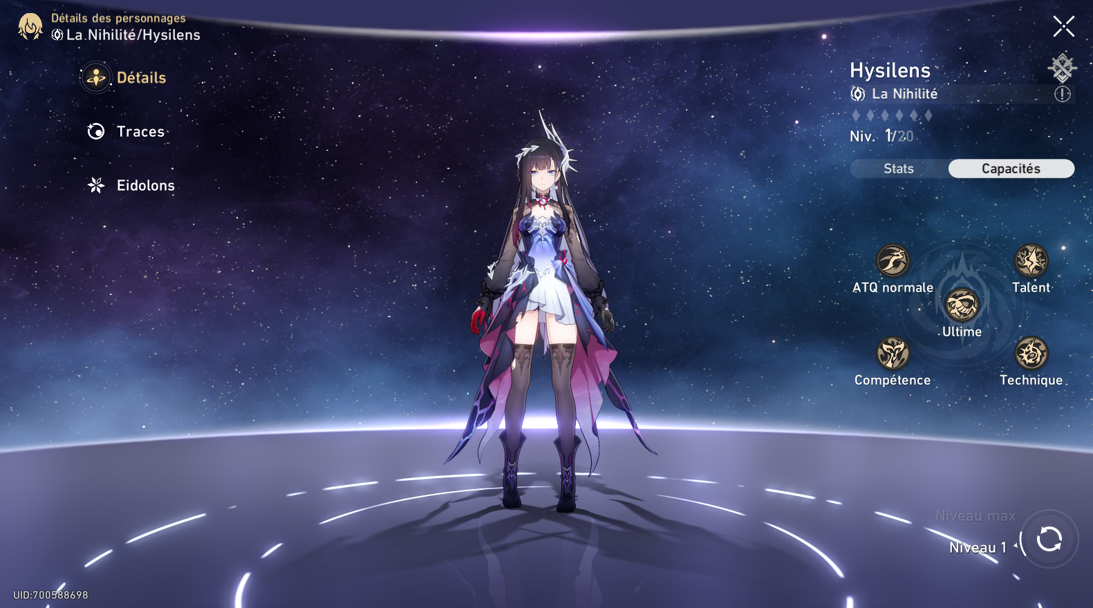 Hysilens Build Honkai Star Rail : team, cône, compétences, reliques ...