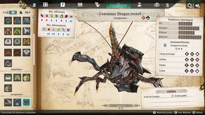 Ceanataur Shogun invasif Monster Hunter Stories 3 : Comment repousser ...