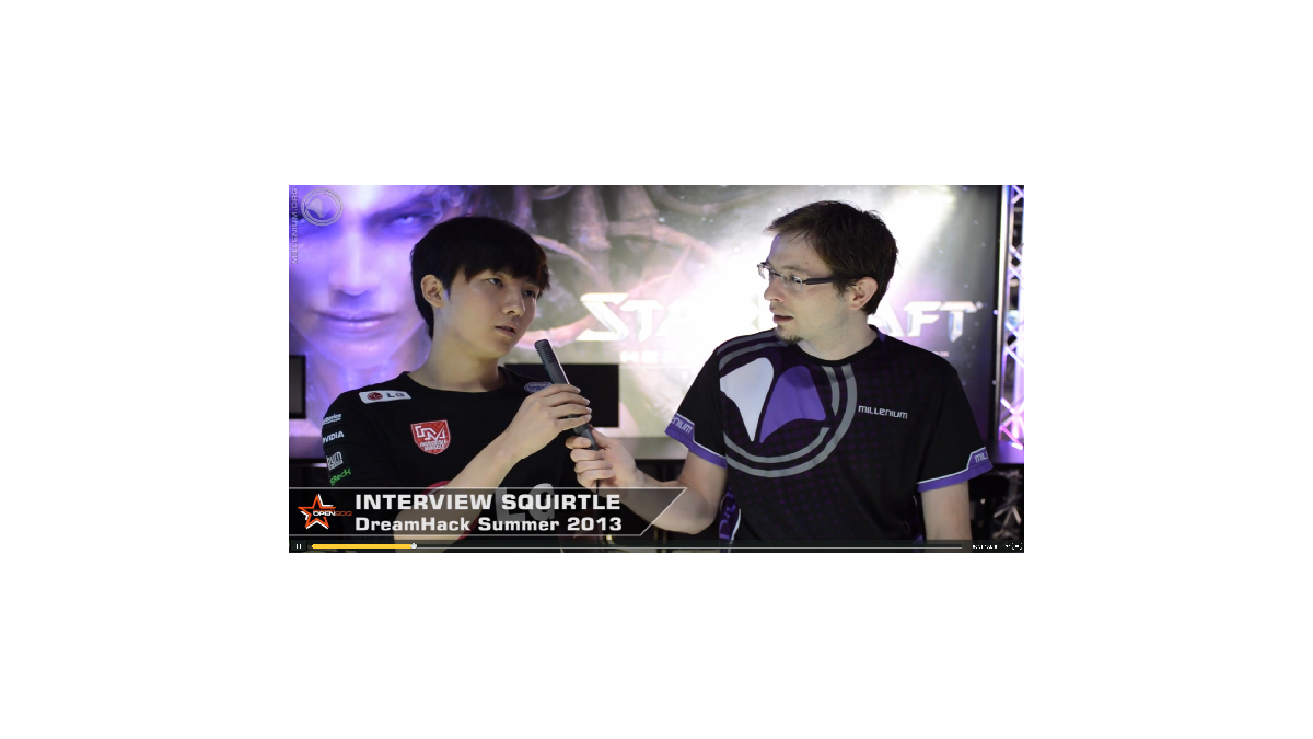 Interview de Squirtle à la DreamHack - Millenium