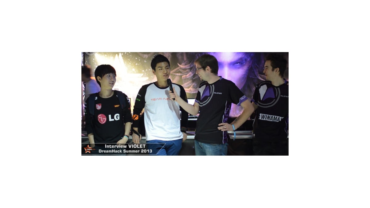 Interview viOlet à la DreamHack - Millenium